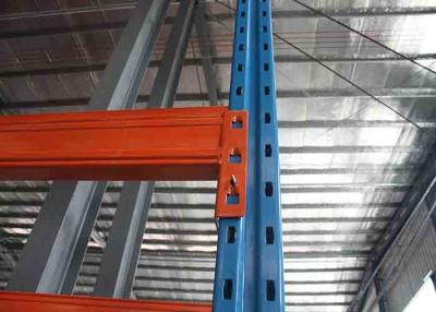 China Customzied Strong Warehouse Pallet Shelving Racks With Welded Galvanized Wire Mesh Decking for sale