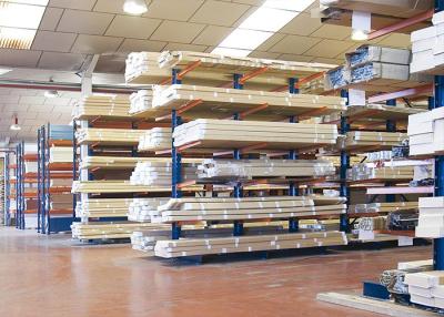 China Powder Coating Structural Steel Storage Racks Warehouse Cantilever Racking Systems for sale