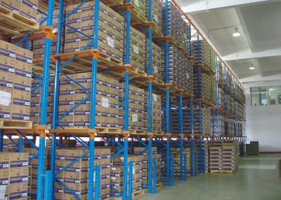 China 5000mm High Volume Drive In Pallet Racking Cold Rolled For Warehouse for sale