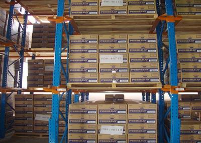 China 5000mm High Volume Drive In Pallet Racking Cold Rolled For Warehouse for sale