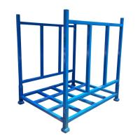 China Heavy Duty Stackable Warehouse Racks - 4 High Capacity, Hot-Dip Galvanized Steel, Foldable Design for sale