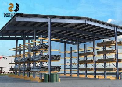 China Steel Cantilever Rack Single Sided Structural Cantilever Rack Manufacturers for sale