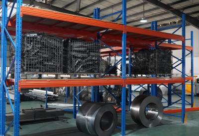 China Racks de armazenagem de aço de qualidade industrial amarelo robusto para uma capacidade máxima de 2000 kg/paleta à venda