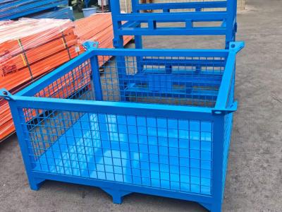 China Non-collapsible stacking storage cages for warehouses for sale
