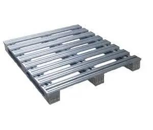 China half-paved steel pallets for use in heavy-duty industrial warehouses for sale
