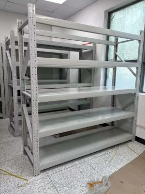 China Lightweight, Adjustable, Five-Tier, Off-White Industrial Shelving for sale
