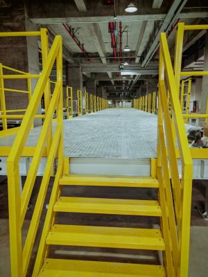 China Heavy-Duty Warehouse Storage H-Beam Mezzanine Platform for sale
