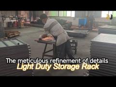 light-duty commercial steel multi level flow pallet racking