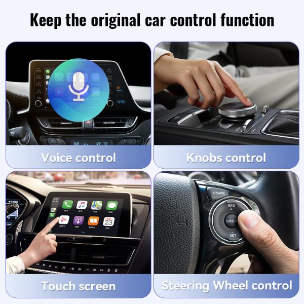 Quality Wired To Wireless Carplay Box Android Android Auto Car Interconnection Converter for sale