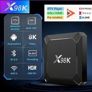 China Android 12 Tv Streaming Device Smart Set Top Box With Dual WiFi And Bluetooth 4.0 for sale