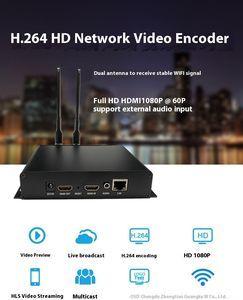 China H.265 Wireless HD Video Encoder Equipped Dual Band WiFi For Outdoor Streaming for sale