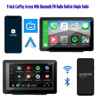 China 9 Inch Portable Carplay Radio Smart Touch Screen Universal Carplay And Android Auto for sale
