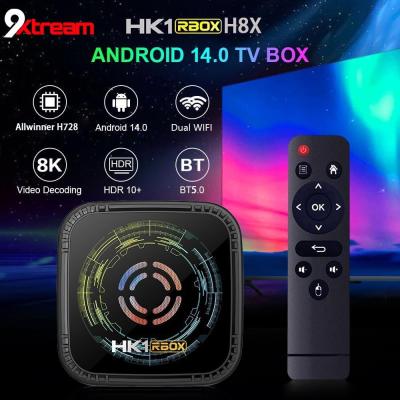 China WiFi6 Ultimate 8K Android TV Box Android 14 With 9xtream Streaming Media IPTV Player for sale
