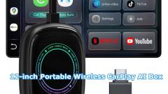 Voda factory wholesale universal portable wireless Android 12-inch CarPlay AI box
