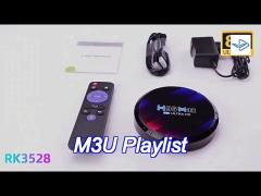 h96 max wifi6 8k ultra hd set top box iptv 2gb ram + 16gb storage tv box
