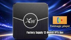 Factory Supply 12-Month IPTV Box with European Panel Support German/English/Swedish/French/Arabic