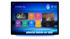 13.5 inch universal Android car radio headrest display, IPS touchscreen rear seat entertainment TV