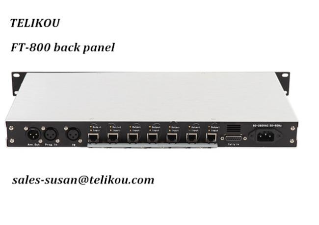 30% off !!! TELIKOU FT-800 with tally light function wired intercom system master station RJ-45 for TV station,studio room