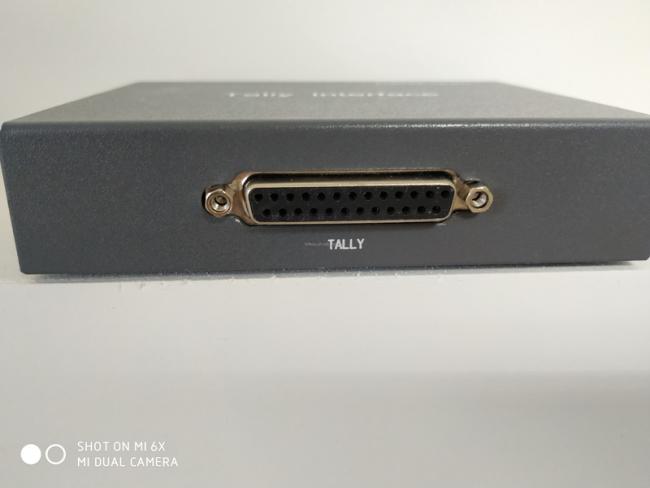 wireless tally intercom system for cameraman switcher