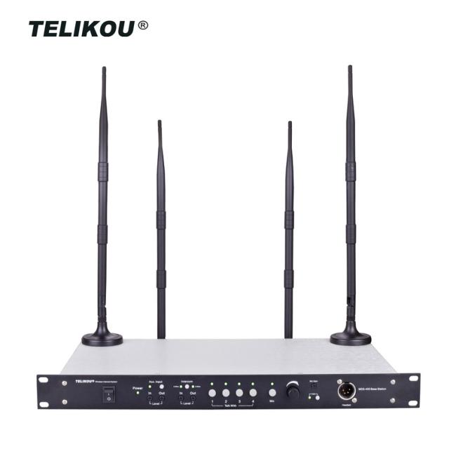 Telikou good quality wireless intercom system MDS-400 WIRELESS BASE STATION  broadcast equipment