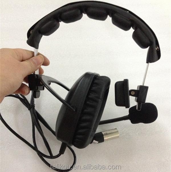 TELIKOU  New Update Director Dynamic Intercom Headset For Camera man , studio room , stage