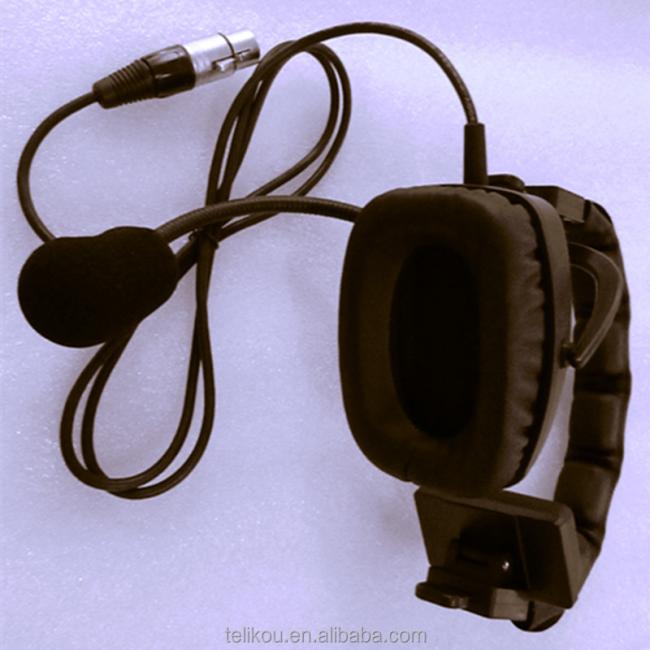 TELIKOU  New Update Director Dynamic Intercom Headset For Camera man , studio room , stage