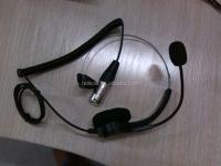 China Single Headband Ear Headband Light Weight With Electret Microphone Intercom for sale
