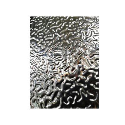 Cina Lo strato dell'ondulazione dell'acqua di acciaio inossidabile placca SS304 0.8mm che PVD colorano lo strato timbrato laminato a caldo in vendita