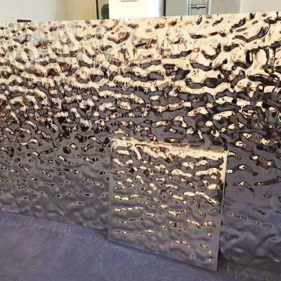 Cina l'acqua di 0.55mm ha ondulato lo strato del piatto della lega 309S del piatto 430 di acciaio inossidabile per decorativo in vendita