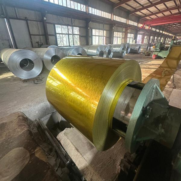 Quality SGCC DC51D Prepainted Cold Rolled PPGL Steel Coils Roll Pre Painted Galvalume Steel for sale