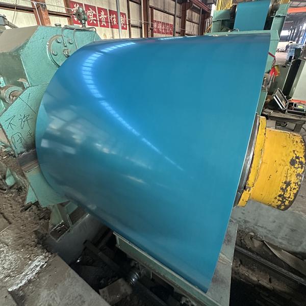 Quality Custom Thickness 0.6–1.2mm Galvanized Colour Coated Steel Coils Zinc Coated Durable Material For Industrial Roofing for sale