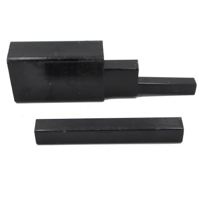 Cina Metropolitana quadrata galvanizzata 20mm d'acciaio rettangolare nera della metropolitana di BACCANO 40X40 in vendita