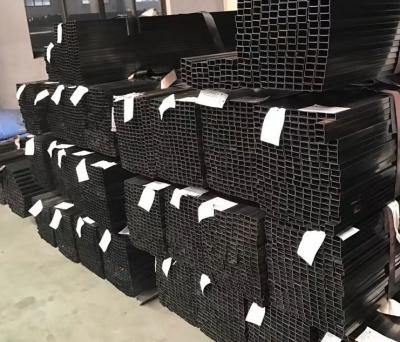Cina Metropolitana quadrata galvanizzata 20mm d'acciaio rettangolare nera della metropolitana di BACCANO 40X40 in vendita