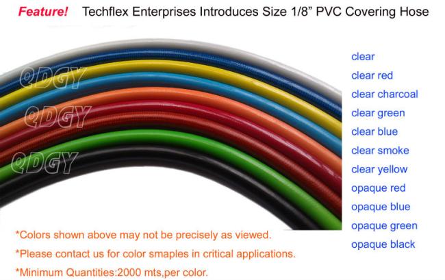 1/8 SAE J1401 standard colored stainless steel braided brake hose, braided brake line, motorcycle brake hose