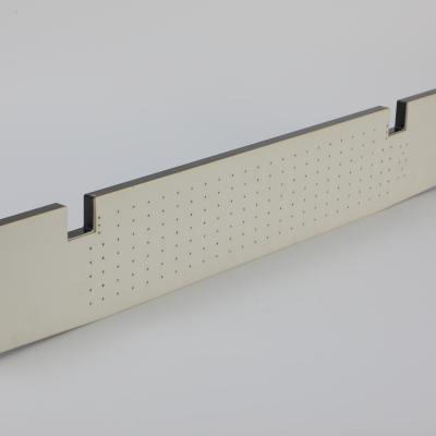 China Customized Silver Rubber Coated Components Rectangular Wear Resistant Anti Static and Corrosion Resistant Industrial Equipment for sale