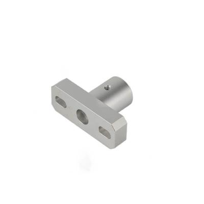 China Tear Resistant CNC Hardware Silver Coated Parts Compression Resistant for sale