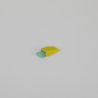 Quality Professional Custom Cnc Metal Parts Yellow Rubber Coated Corrosion Proof for sale
