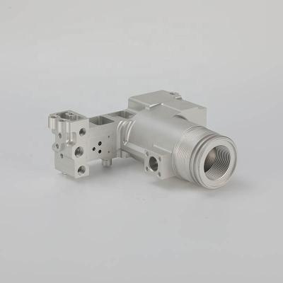 China Anti Wear 5 Axis Machined Parts Silver Precision CNC Machining Components for sale
