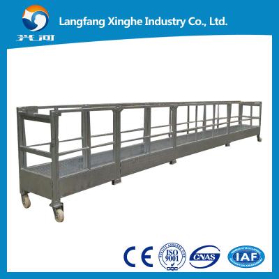 China rope suspended working platform， hoist lifting gondola， cradle manufacturer in china for sale