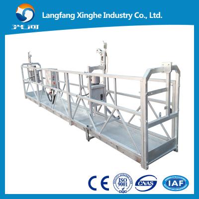 China 175m zlp800 electric suspended scaffolding / building cleaning cradle / gondola platform for sale