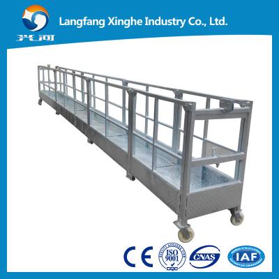 China steel zlp suspended platform，zlp630 ce galvanized parapet clamp gondola，cradle for sale