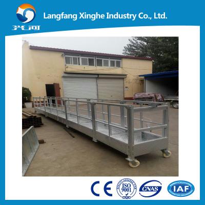 China Construction swing stage equipment/temporary suspended platform ZLP630/cradle manufacturer for sale