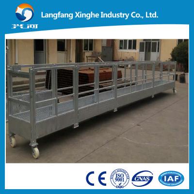 China facade cleaning scaffolding/ window cleaning cradle /suspended wire rope platform for sale