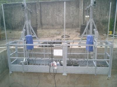 China zlp630 hot galvanized  suspended platform / safety device cradle / gondola platform for sale
