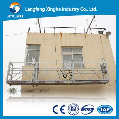 China 6m suspended working platform/construction gondola/suspended scaffolding mobile electric for sale