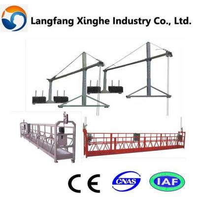 China zlp800 ce certificate suspended wire rope platform/ working cradle/ lifting gondola for sale