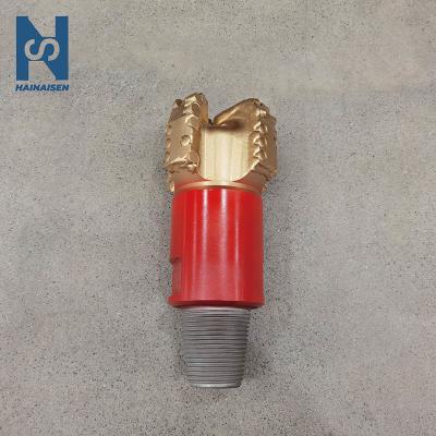 China 4 Blade PDC Core Drill Bits Tungsten 6 Nozzle Well Drill Head for sale