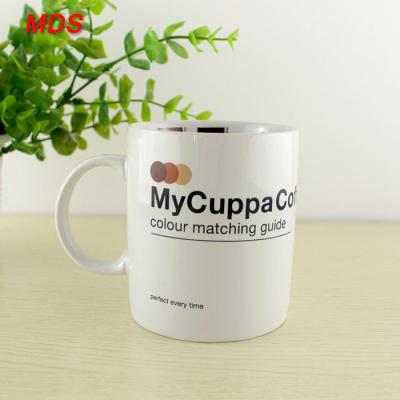 China Factory wholesale advertising porcelain coffee mug with handle for sale