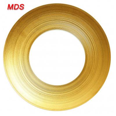 China Food serving hand-painted gold porcelain charger plate for sale