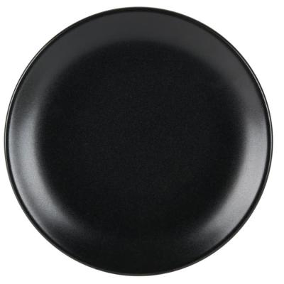 China Top selling handmade antique chinese black porcelain plate for sale